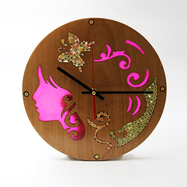 Unique Decorative Wall Clock Artworks | Art Wooden Rustic Clocks