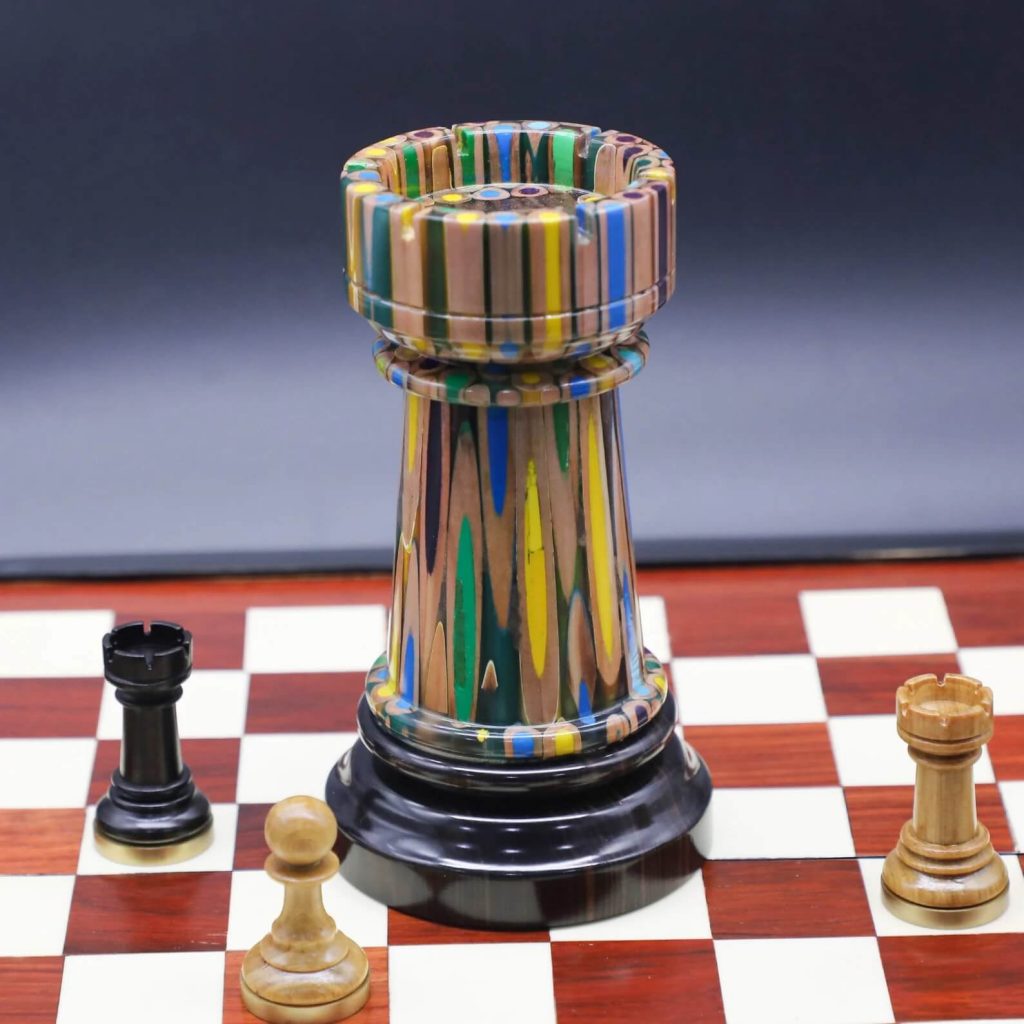 Deluxe Serial of Chess Piece for Decor - The Rook - Henry Le Design